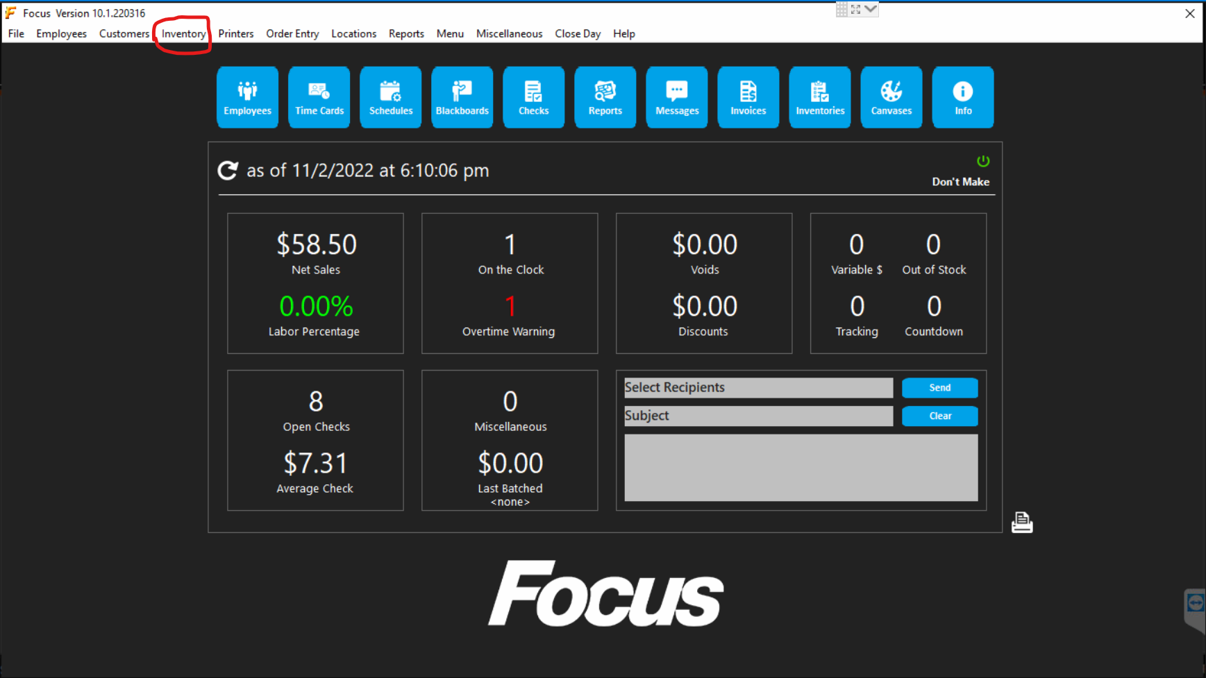 Adding Inventory Groups (Focus) – Alpha